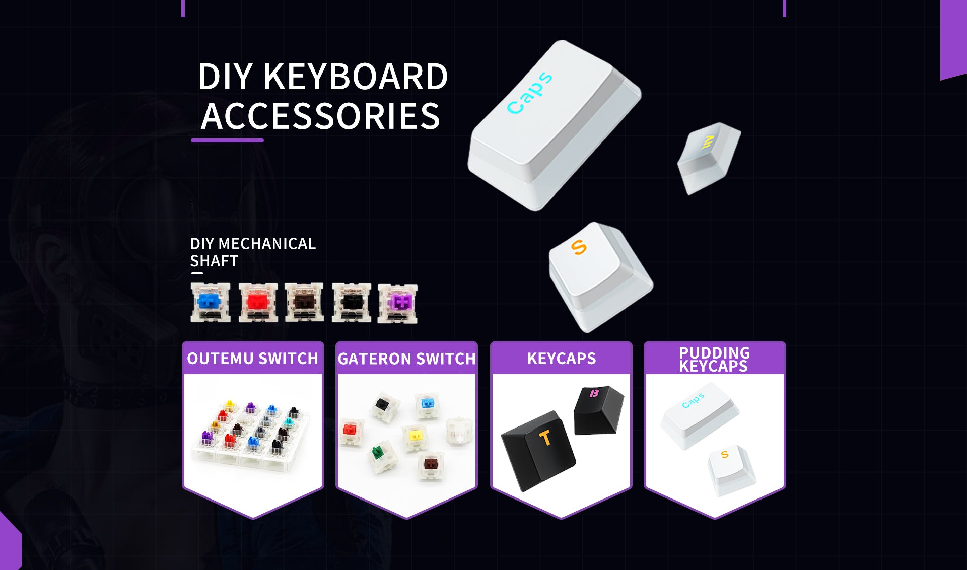 Mechanical Keyboard Accessories – ZIFRIEND Gaming