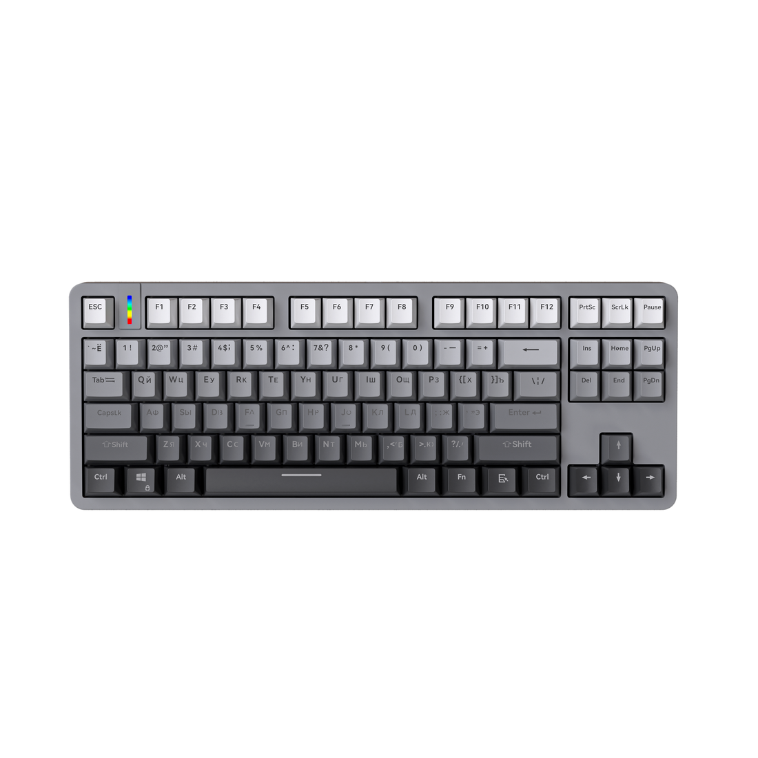 G87 Russian layout 75% Wired Mechanical Gaming Keyboard LED White Back – ZIFRIEND Gaming