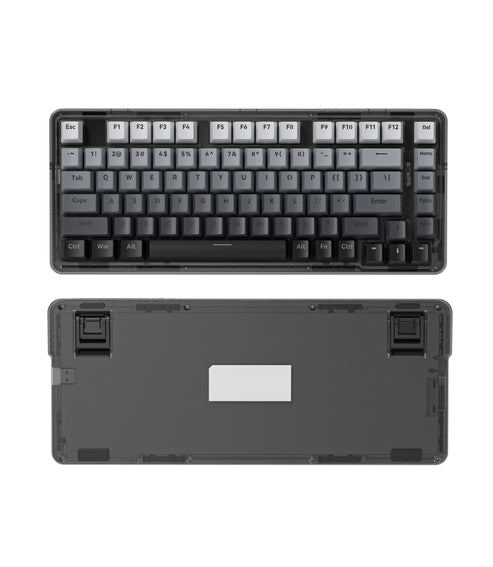 ZT82 75% Keyboard 82 Keys Hot Swappable DIY USB Wired Wireless BT Mini ...