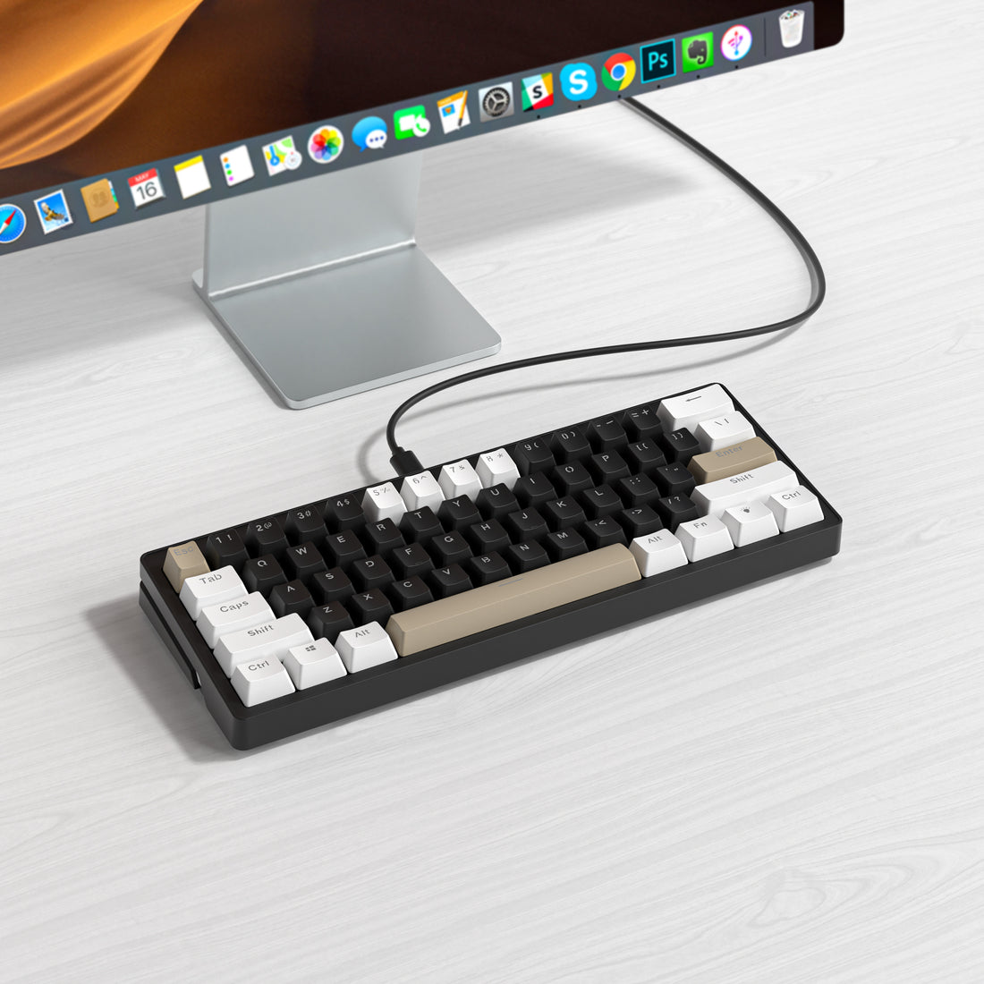 AG61 Gasket Side RGB streamer Mechanical Keyboard – ZIFRIEND Gaming