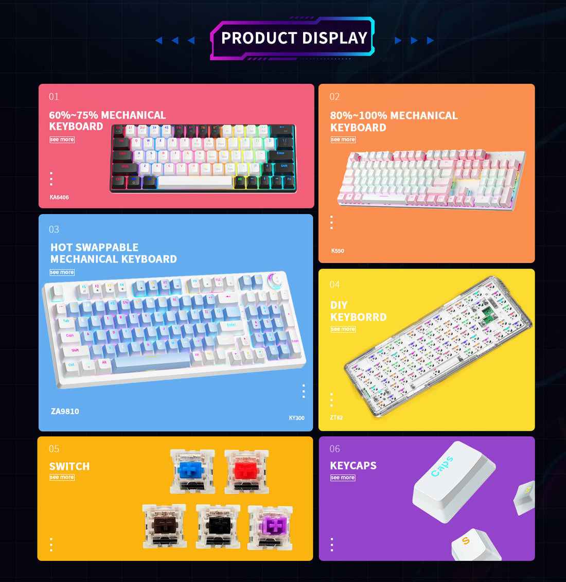 ZIFRIEND, one-stop gaming mechanical keyboard, mouse, chair supplier ...