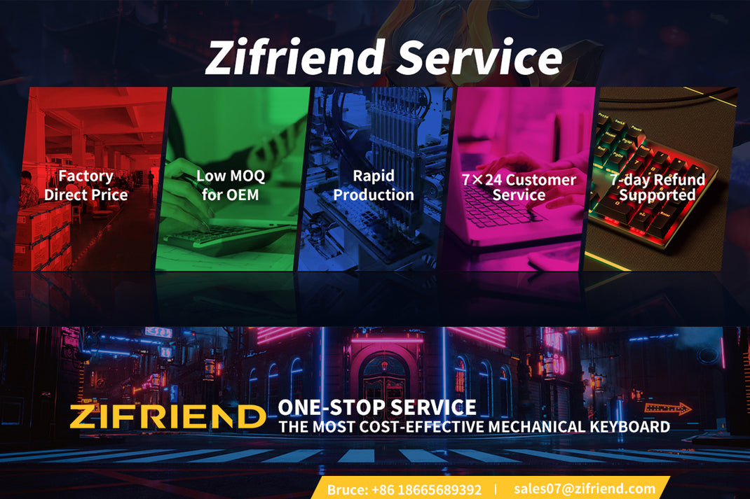 ZA68 65% Keyboard 68 Keys Hot Swappable Anti-ghosting 2.4G Wireless BT ...