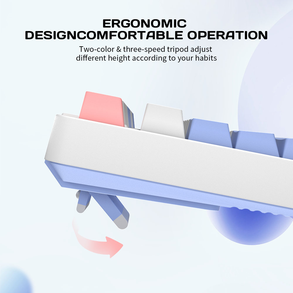 G87 Russian layout 75% Wired Mechanical Gaming Keyboard LED White Back – ZIFRIEND Gaming