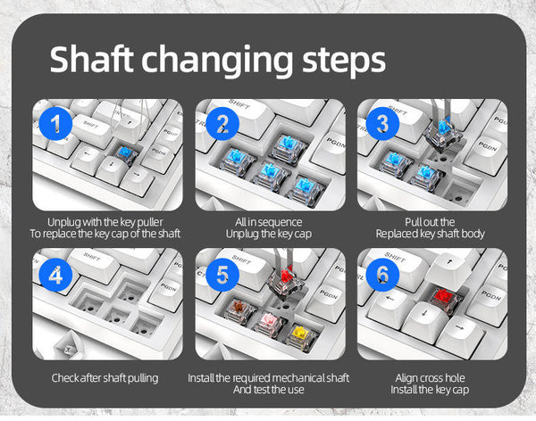 75% Keyboard X75 82 Keys DIY Wired Wireless 2.4G BT 3 Mode Transparent ...