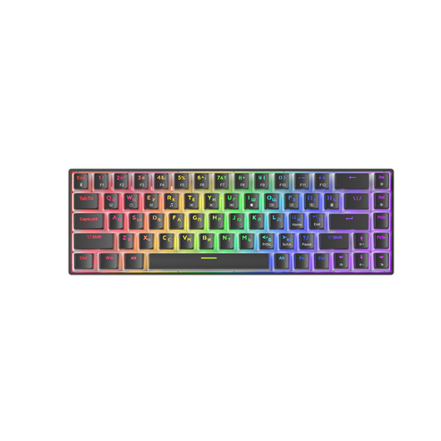 TK68 Black 68Keys RGB Backlit N-key rollover Wired Mode Plug and Play ...