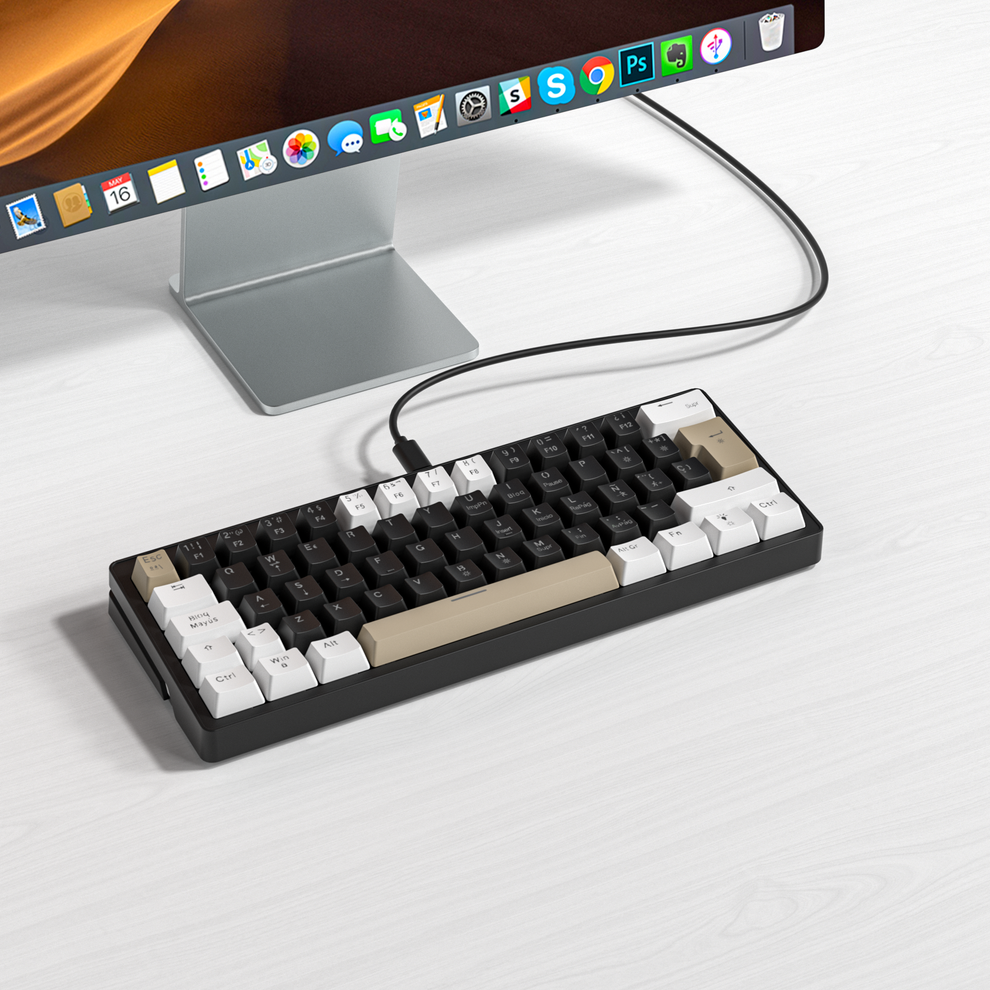 AG61 Gasket Side RGB streamer Mechanical Keyboard – ZIFRIEND Gaming