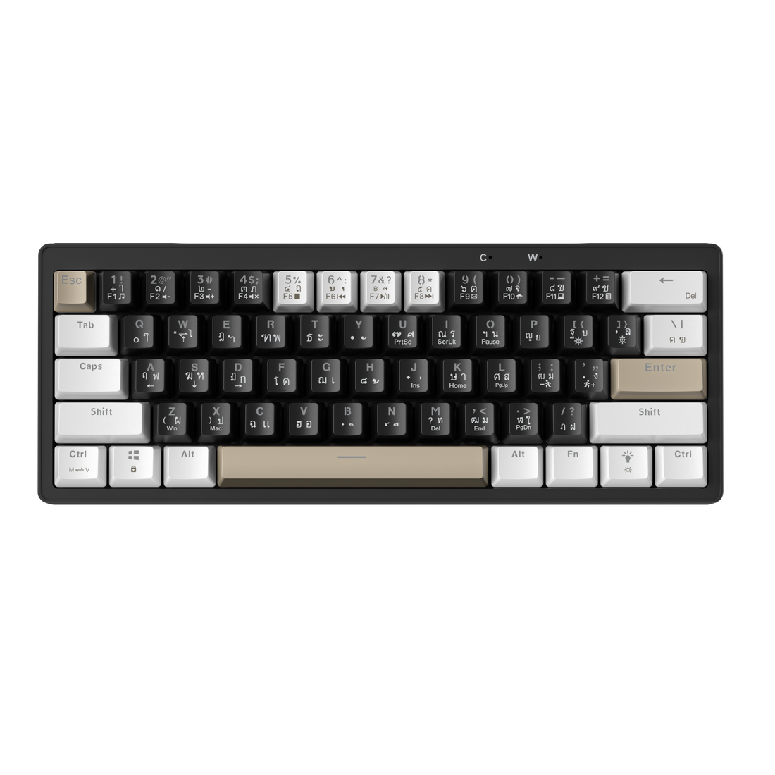 AG61 Gasket Side RGB streamer Mechanical Keyboard – ZIFRIEND Gaming